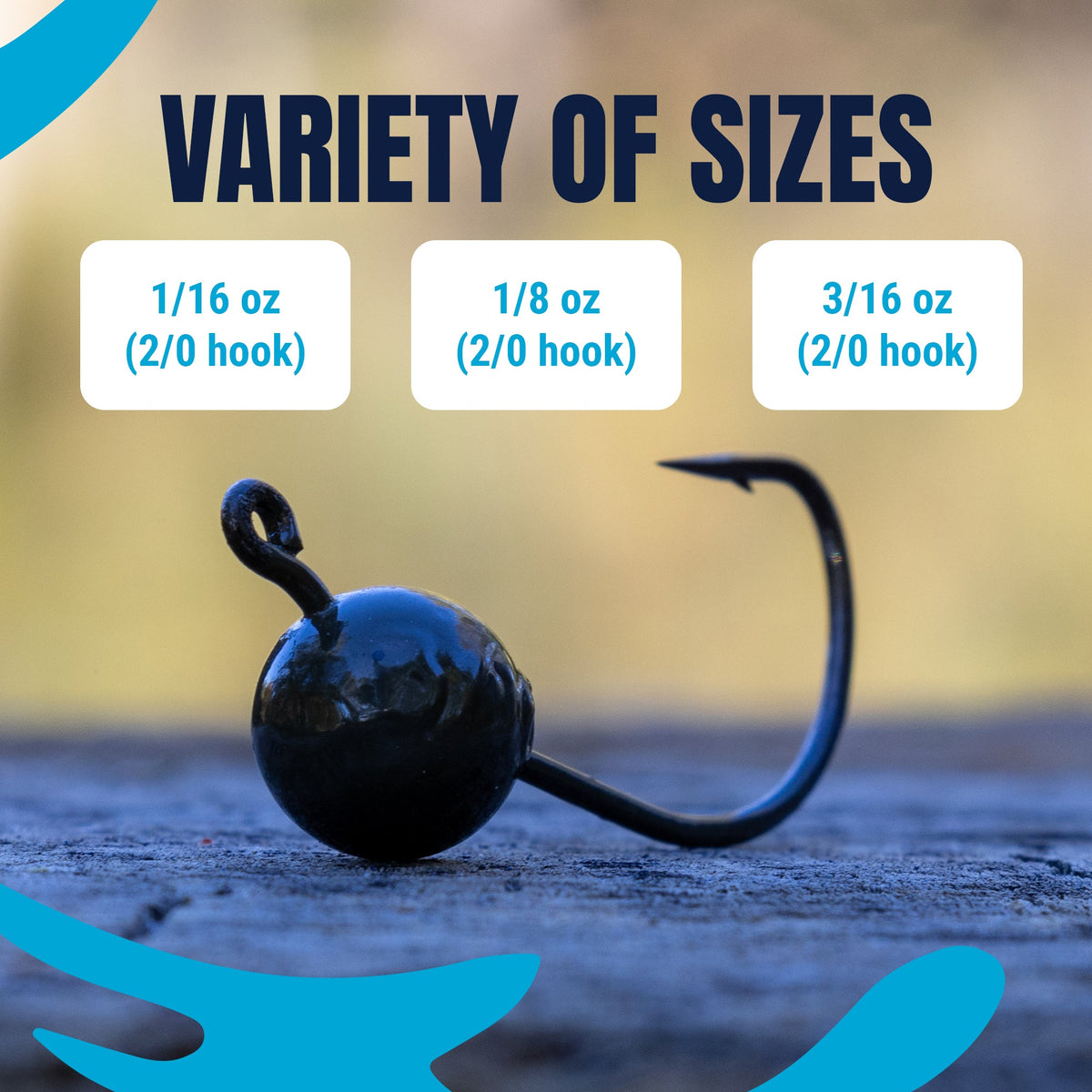 Reaction Tackle Lead Wacky Jigs- 10-PACK- Ultra Sharp - New – Ice ...