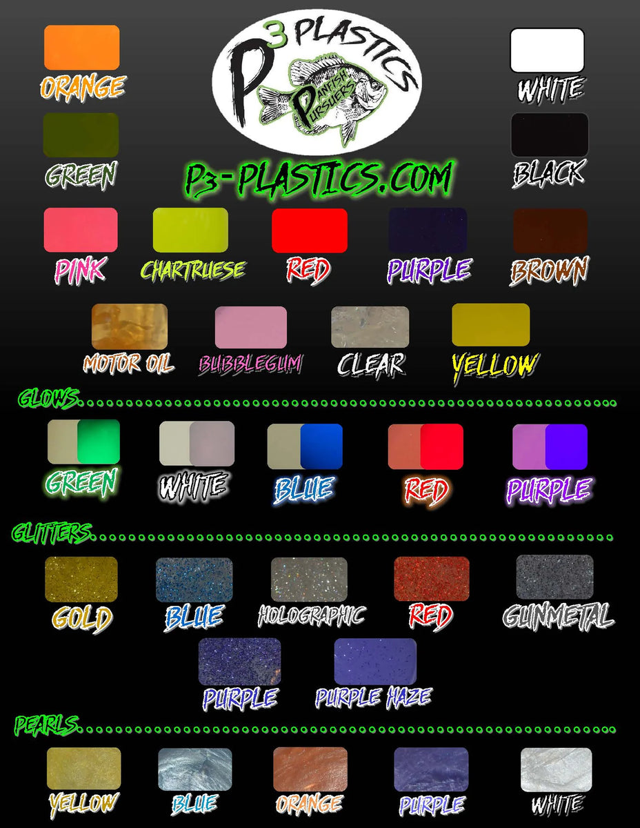 P3 Plastics - Copee 7/8" - 28 color options – Ice Strong Outdoors